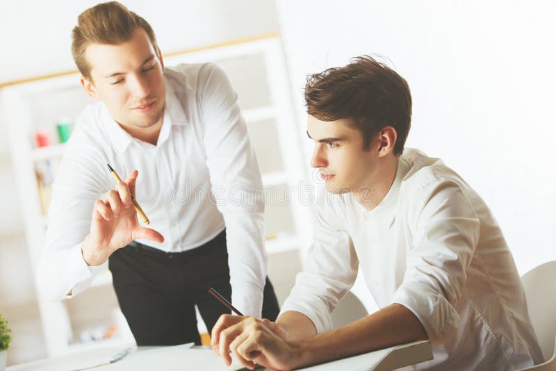 Men discussing something stock image. Image of closeup - 82793243