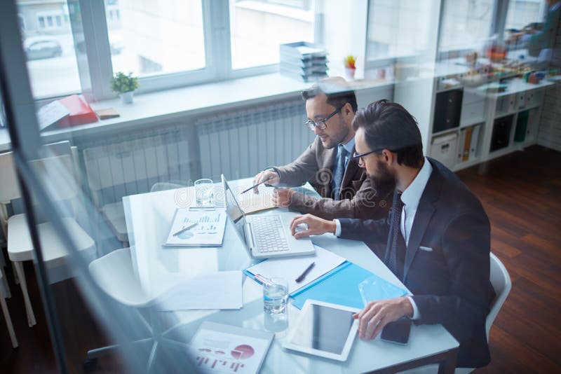 Men at discussion stock photo. Image of corporate, discussion - 69870964