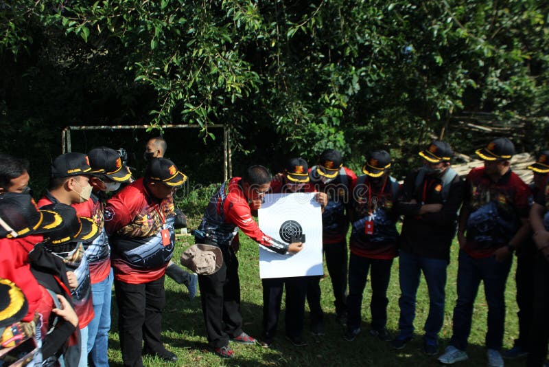 A Men Doing Shooting Learning Activities Editorial Stock Photo - Image ...