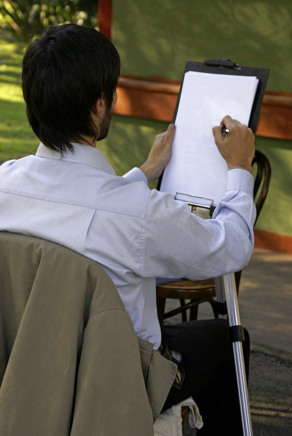 Men Drawing stock image. Image of talent, dibujante, funny - 2484277