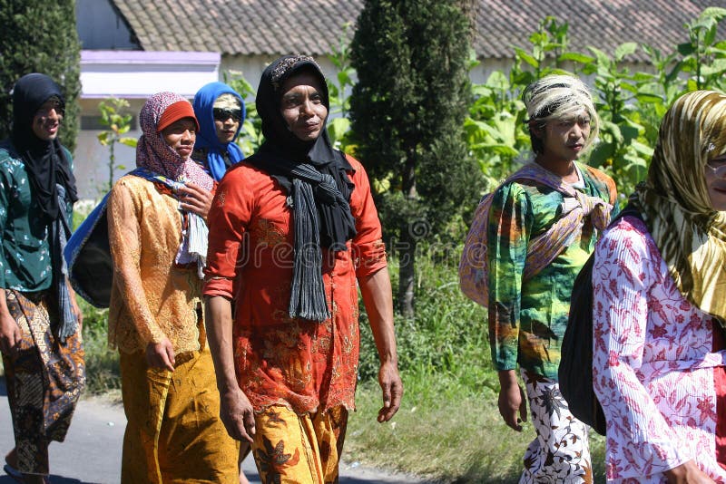 Men dressed women editorial stock photo. Image of water - 43631373