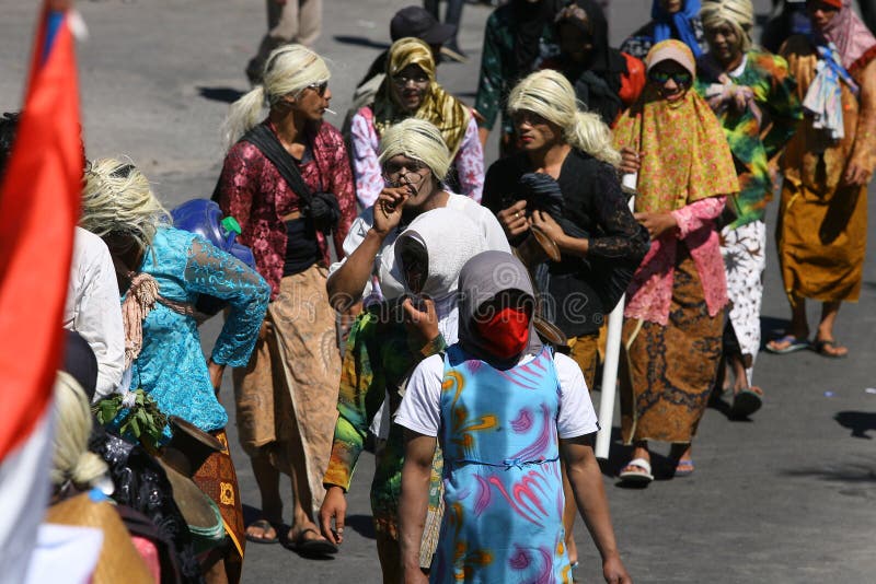 Men dressed women editorial stock photo. Image of dressed - 43631728