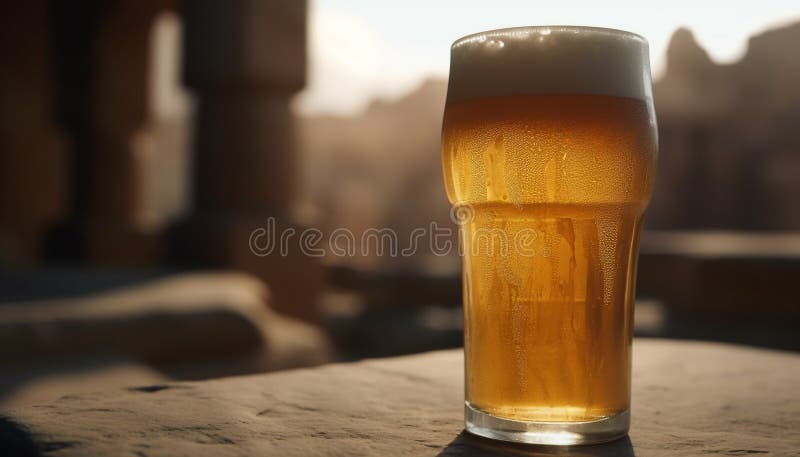 Men Drinking Beer at a Pub, Enjoying the Refreshing Frothy Drink ...