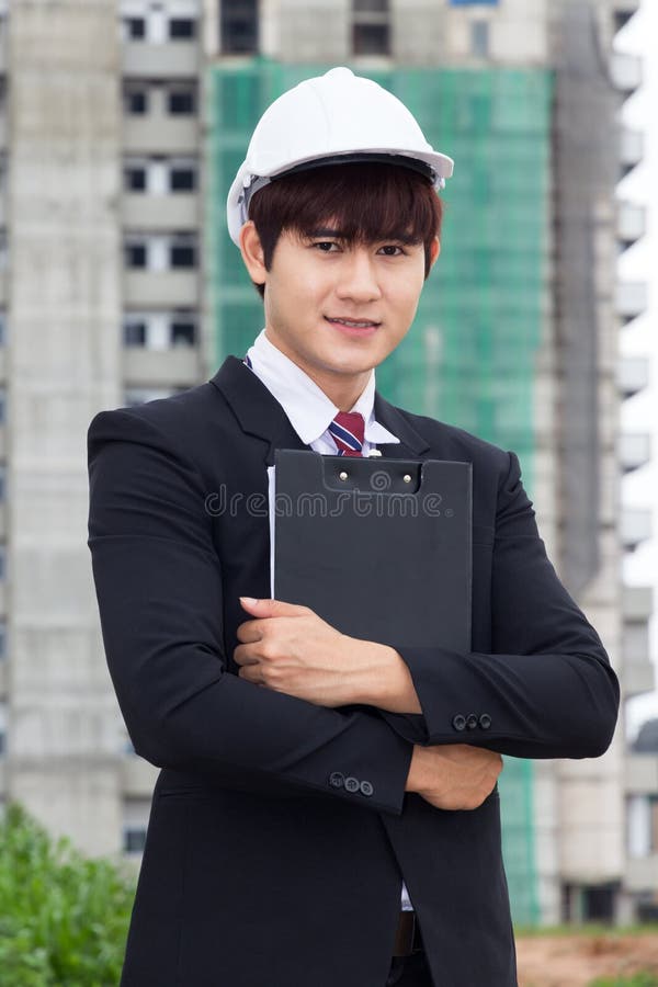 Men Engineering Construction Stock Photo - Image of looking, control ...