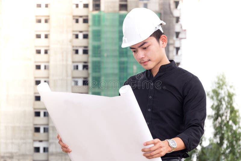 Men Engineering Construction Stock Image - Image of civil, contractor ...