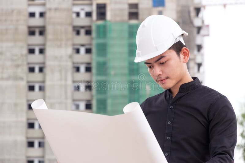 Men Engineering Construction Stock Image - Image of contractor, people ...