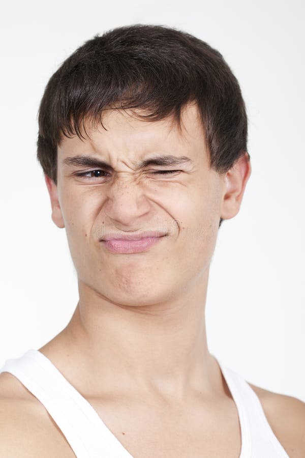 Sneer stock photo. Image of wrinkle, sneer, attractive - 19598210