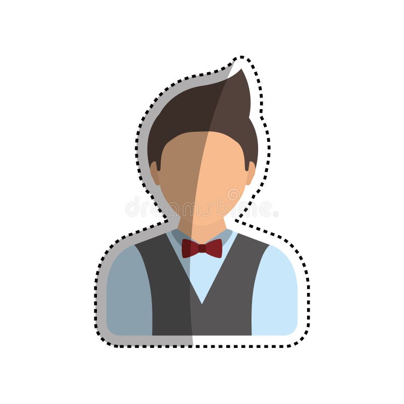 Men faceless profile stock illustration. Illustration of isolated ...