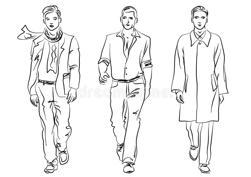 Men fashion stock vector. Illustration of collection - 10683945