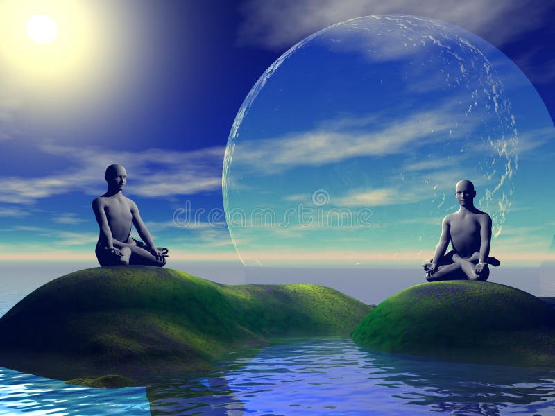 Men grey and moon stock illustration. Illustration of beauty - 27633960