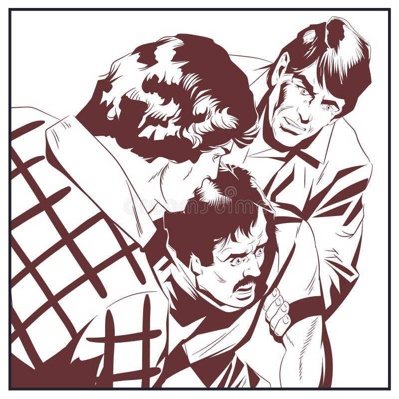 Helping Hand. Stock Illustration. Stock Vector - Illustration of ...