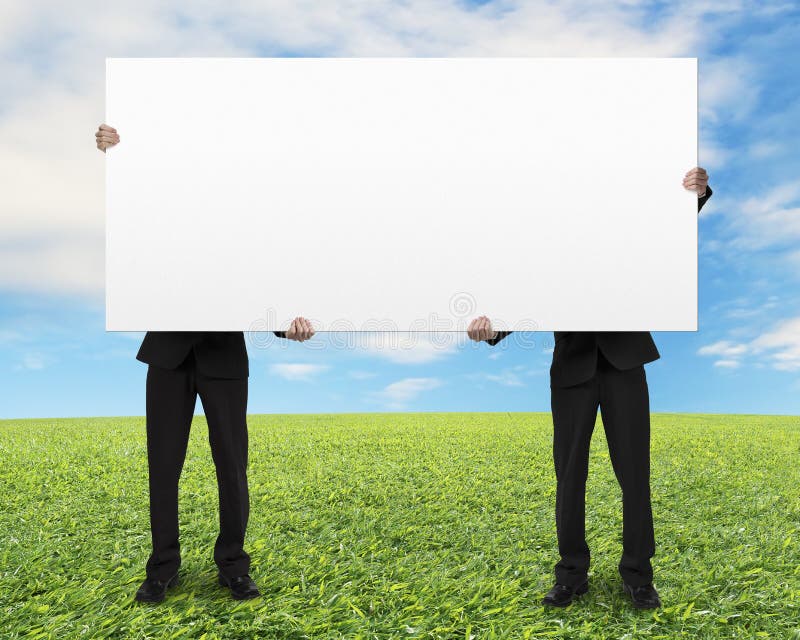Men holding board stock image. Image of hiding, fresh - 40604933