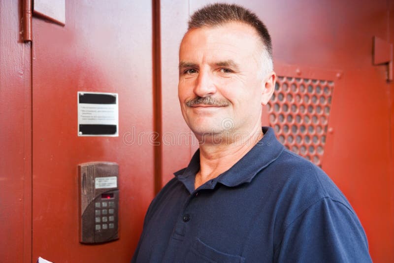 Men and intercom stock photo. Image of intercom, electrical - 67063110