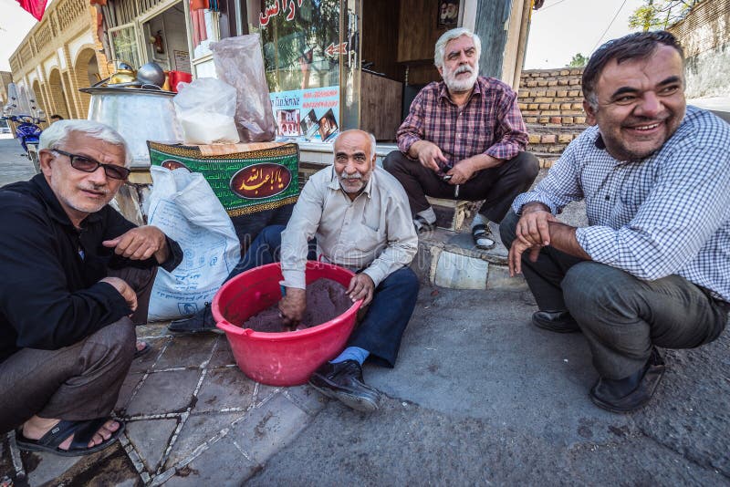 Men in Iran editorial stock image. Image of market, asia - 273199539