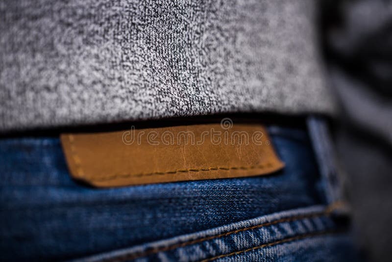 Men Jeans, Rear View Closeup Stock Image - Image of hand, problem: 77867515