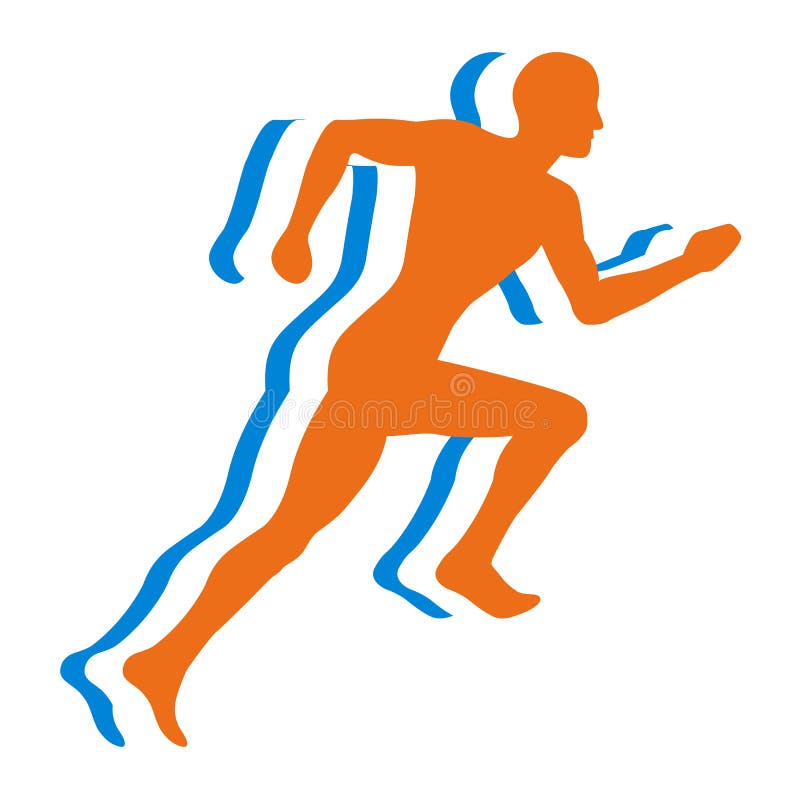 Men Jogging stock vector. Illustration of action, race - 5778357