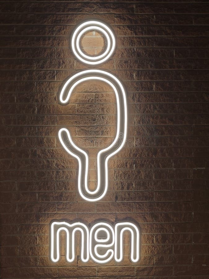 Men LED neon light stock photo. Image of display, wall - 339889398