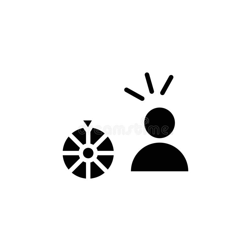 Men Luck Icon Web Design in Vector Stock Vector - Illustration of ...
