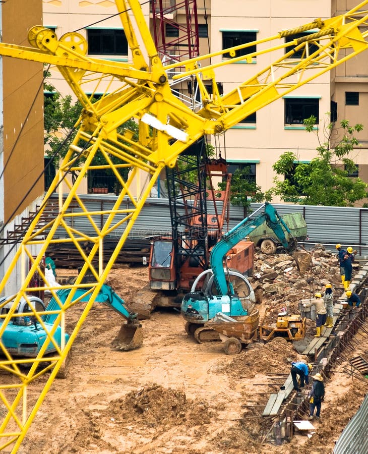 Men and Machines stock image. Image of public, machines - 3127131