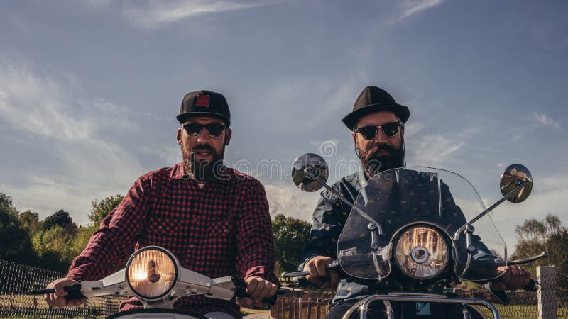 Men and motorcycles stock photo. Image of fashion, travel - 246545504