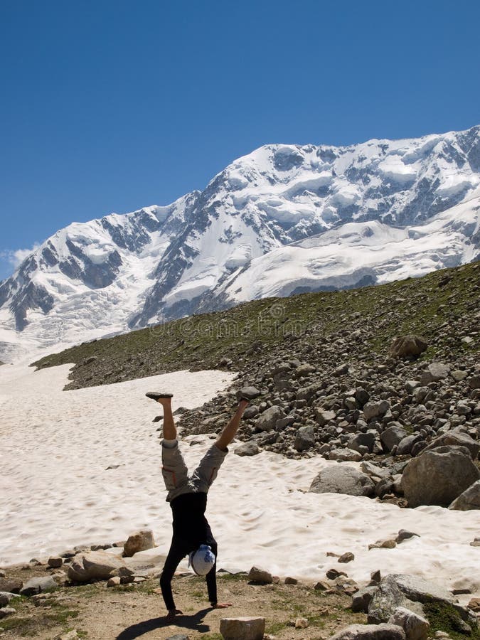 Men and mountains stock photo. Image of outdoor, blue - 6999902