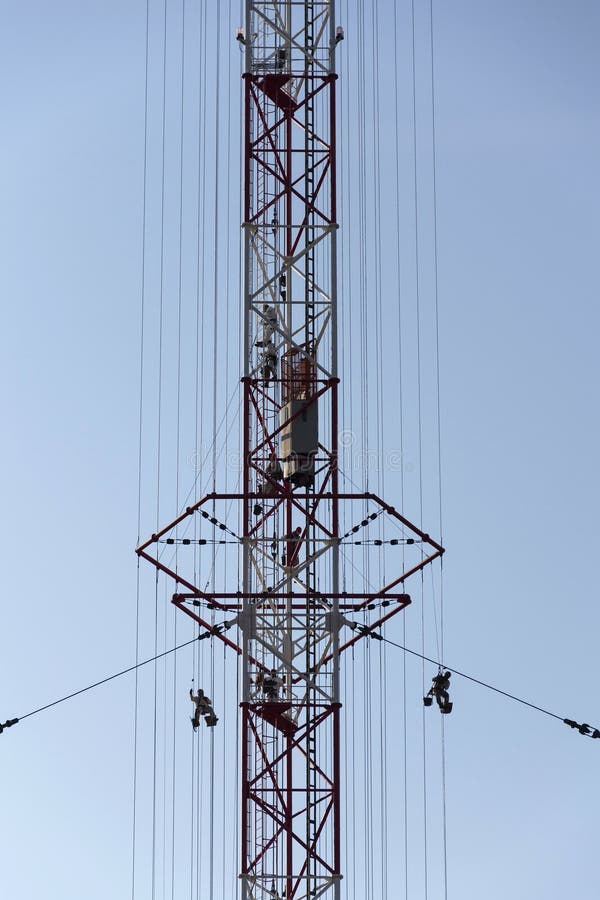 158 Radio Tower Worker Climbing Stock Photos - Free & Royalty-Free ...