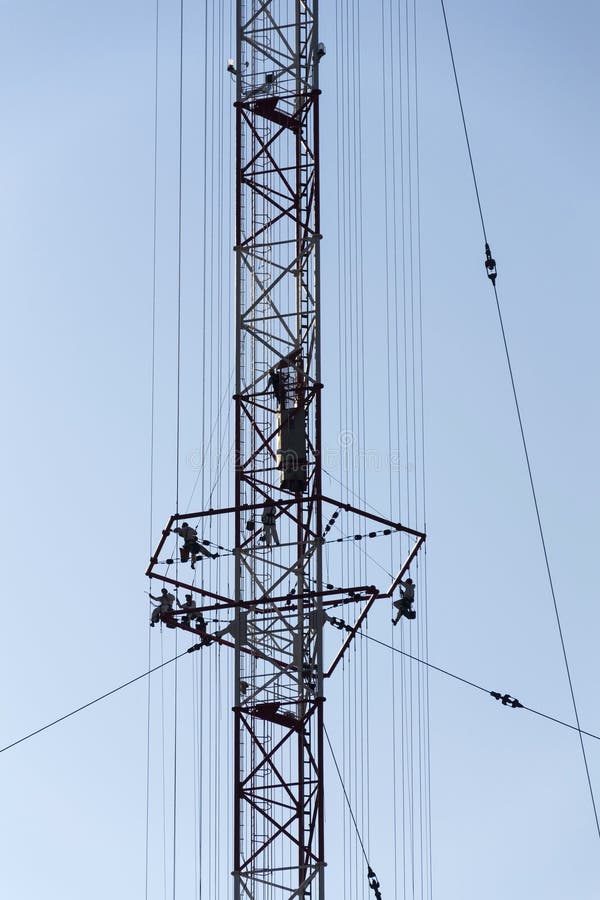 158 Radio Tower Worker Climbing Stock Photos - Free & Royalty-Free ...