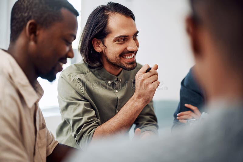 Men, People and Happy in Office for Training, Teaching and Learning for ...