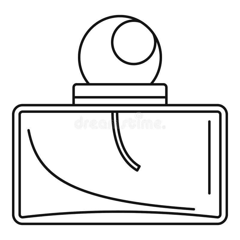 Men Perfume Icon, Outline Style Stock Vector - Illustration of gift ...