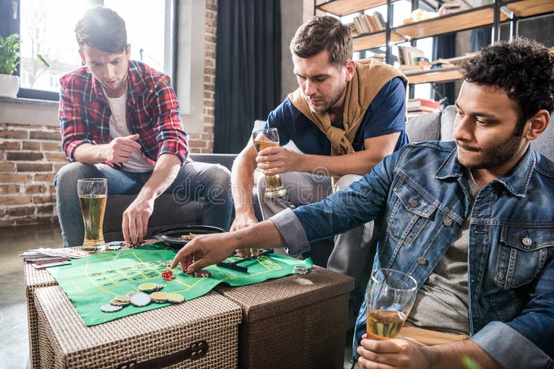 Men playing roulette game stock photo. Image of roulette - 93100204