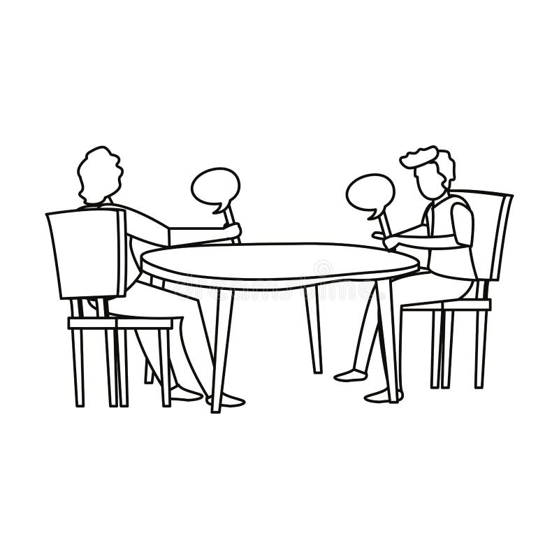 Men playing trivia stock vector. Illustration of bubble - 142011134