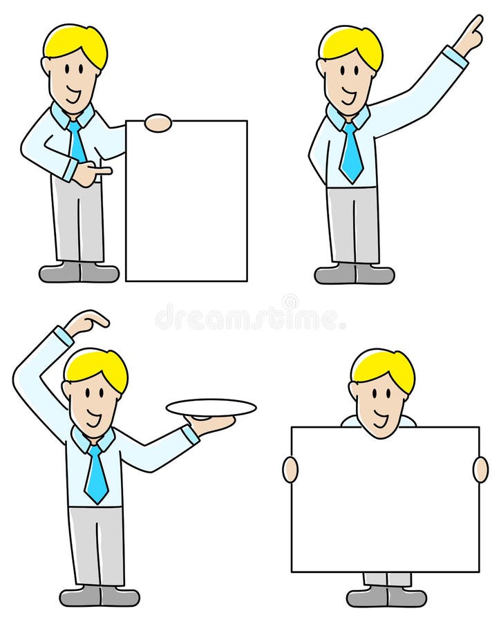 Men pointing out stock vector. Illustration of happy - 30463464