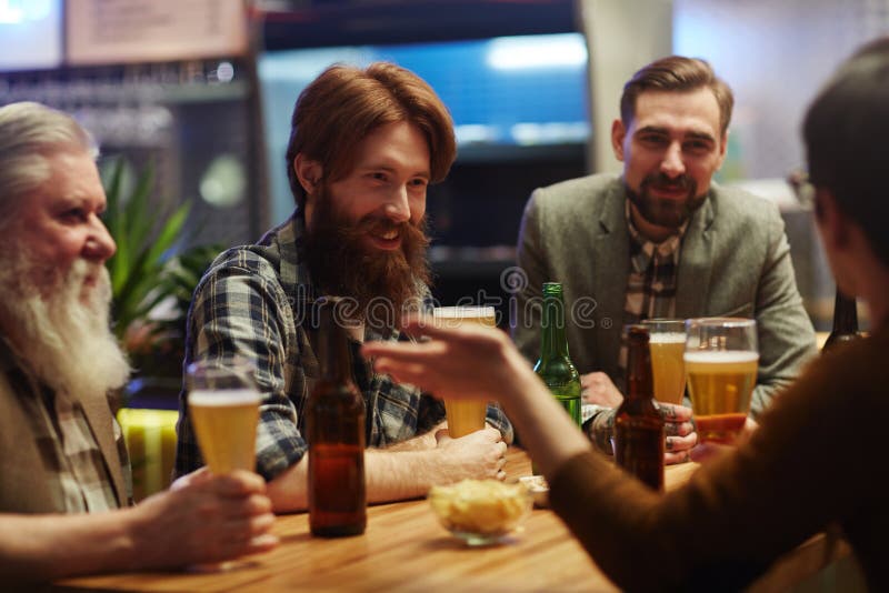 Men in pub stock image. Image of gettogether, occasion - 87441249