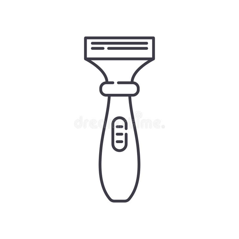 Men Razor Icon, Linear Isolated Illustration, Thin Line Vector, Web ...