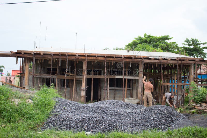 Hurricane Ian Destroyed House in Florida Residential Area. Natural ...