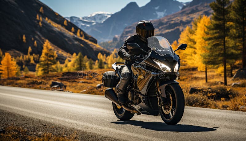 Men Riding Motorcycles in the Mountain, Experiencing the Ultimate ...