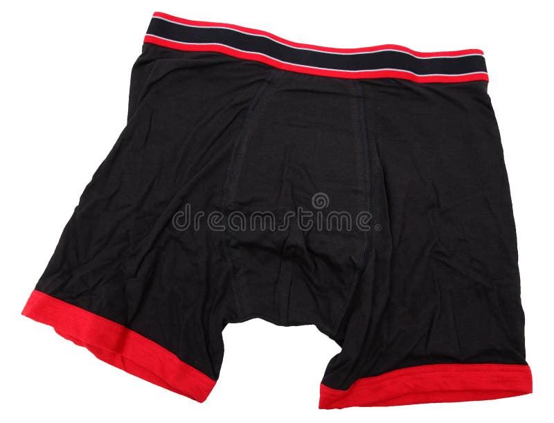 Men s Black Boxer Briefs stock photo. Image of masculine - 30002510