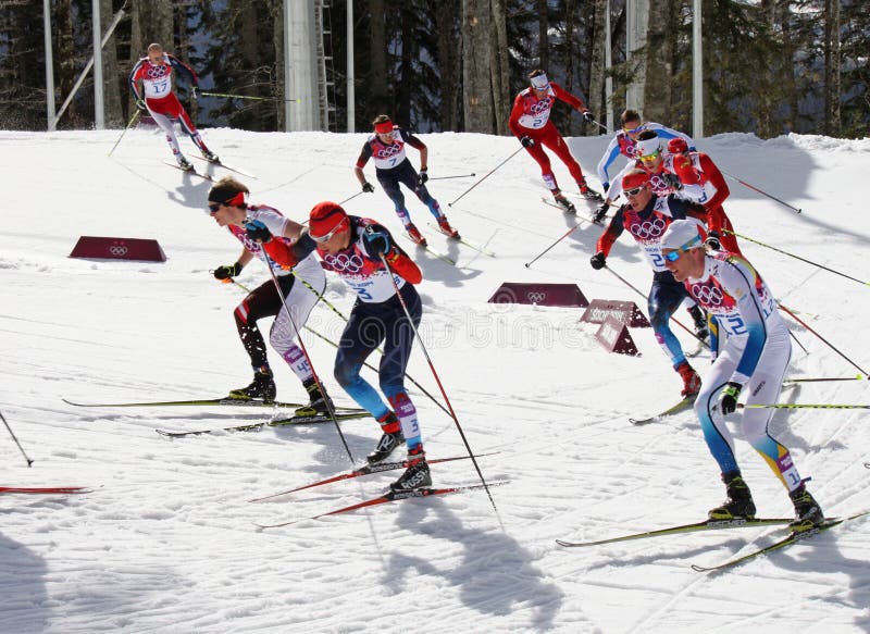 Nordic ski race editorial photography. Image of skiing - 22862387