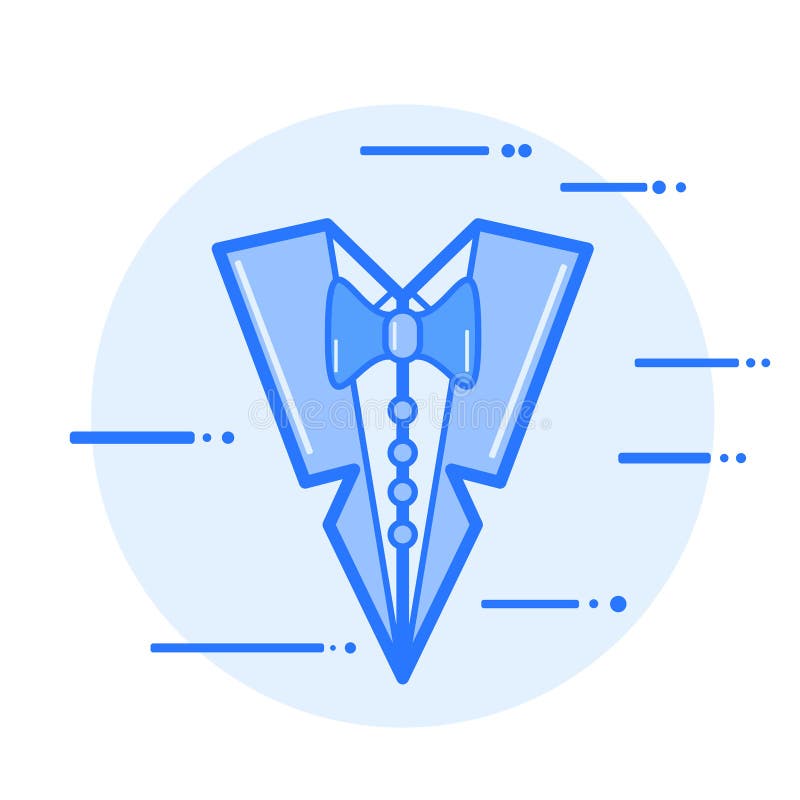 Mens Dress Code, Suit and Tie Vector Illustration Icon Stock Vector ...