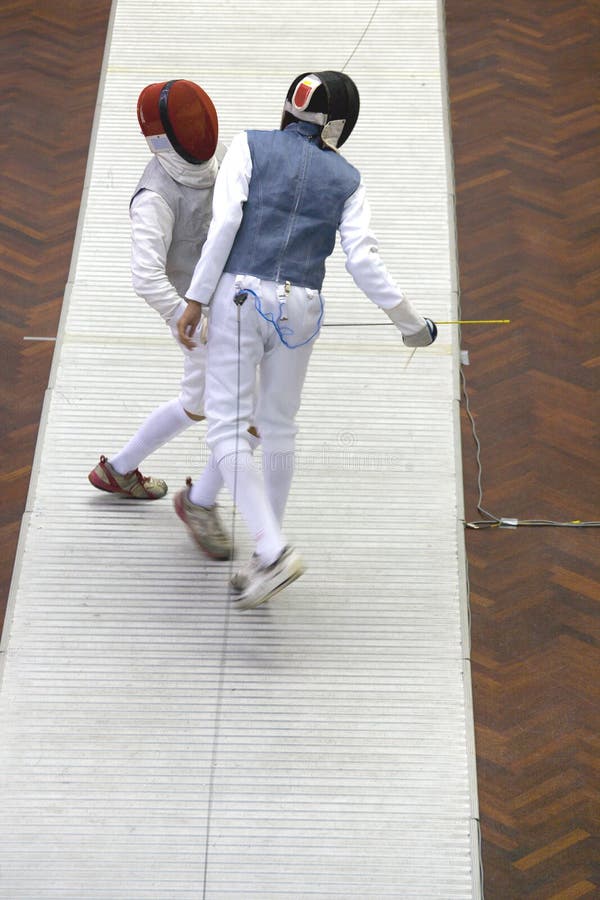 Fencing action stock photo. Image of fencer, touche, fencing - 7945140