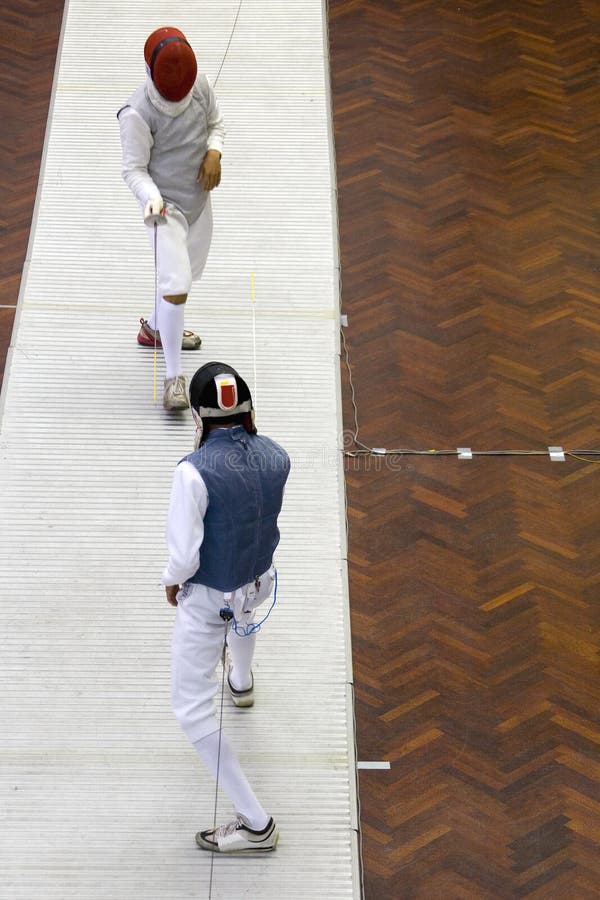 Fencing action stock photo. Image of fencer, touche, fencing - 7945140
