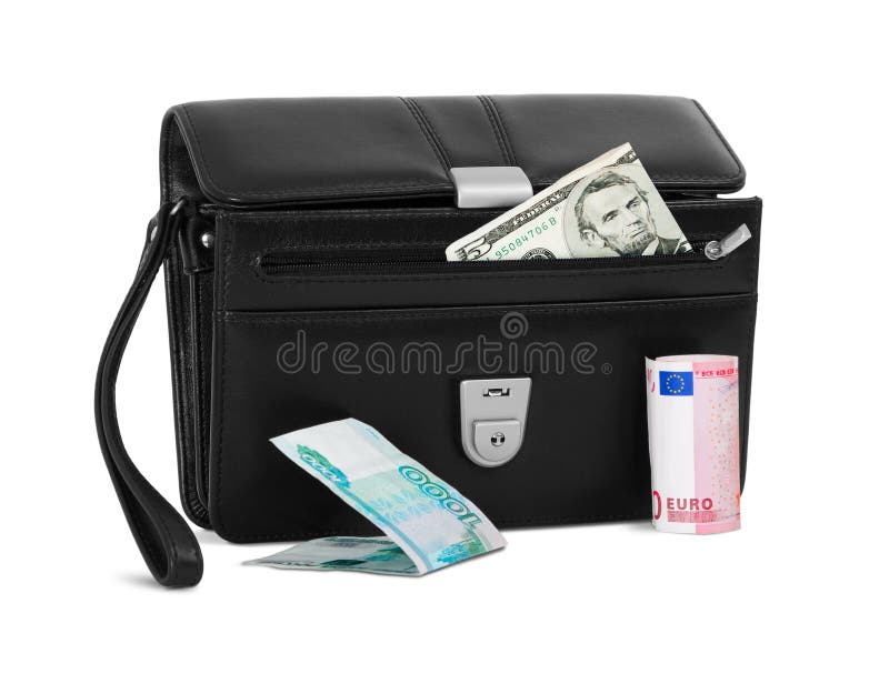 Men s handbag stock photo. Image of leather, investment - 23891546