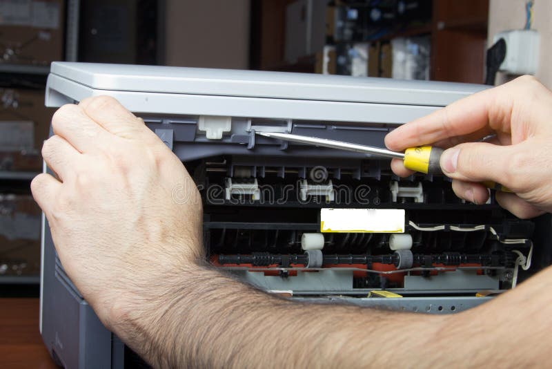 Computer Repair Service stock image. Image of protection - 19568581