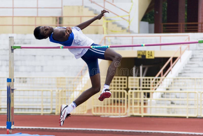 Men s High Jump Action editorial photo. Image of sports - 9194626
