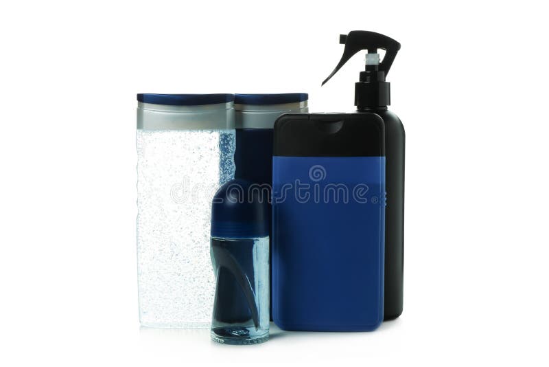 Men`s Hygiene Tools Isolated on White Background Stock Image - Image of ...