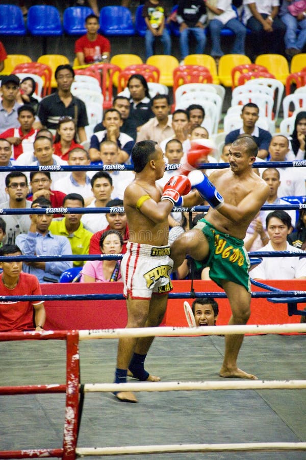 Men s Kick Boxing Action editorial stock image. Image of championship ...