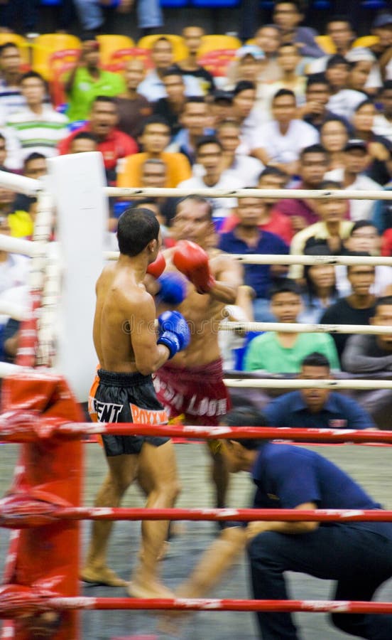 Men s Kick Boxing Action editorial stock image. Image of championship ...