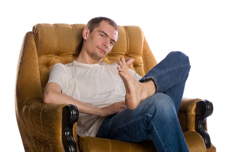 Men's Rest Stock Image - Image: 3490971