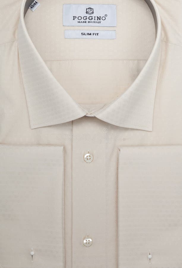 Men`s Shirt in Packing Close-up Macro Top View Editorial Image - Image ...
