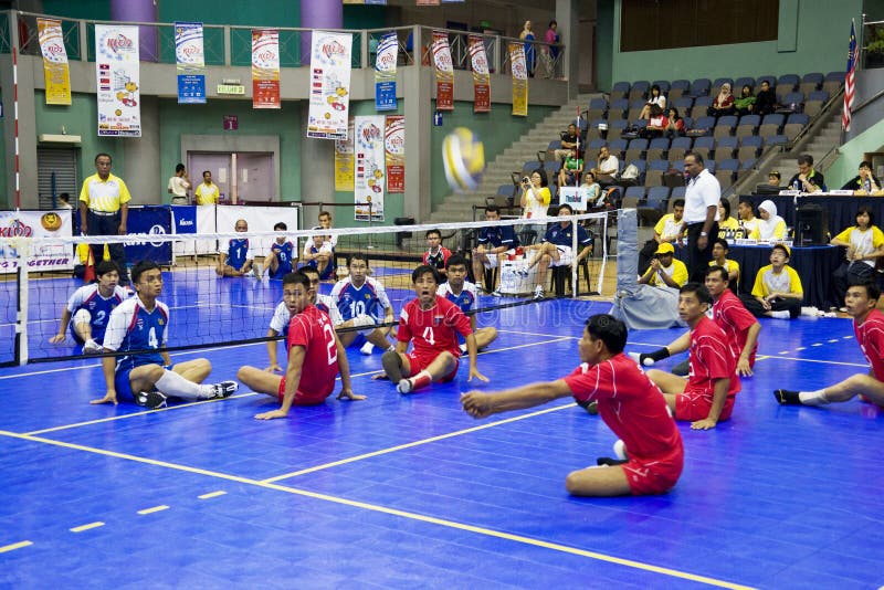 Men S Sitting Volleyball for Disabled Persons Editorial Photo - Image ...